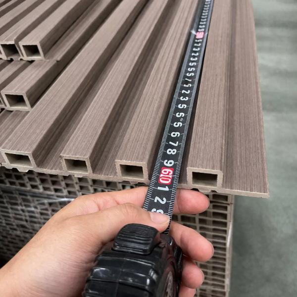 Quality Waterproof Hollow WPC Wall Panel for Modern Building Exterior Design Application for sale