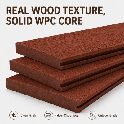 China Solid WPC Outdoor Decking Weight Container Loading And Landed Cost Guide For Buyers for sale