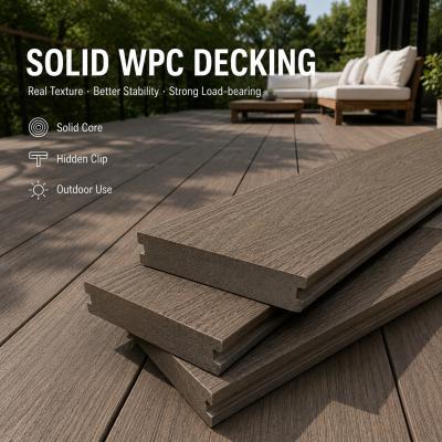 China How To Evaluate Solid WPC Outdoor Decking Quality Before Bulk Purchasing for sale