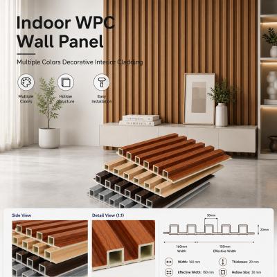 China WPC Interior Wall Panel Installation Accessories And Fixing System Guide for sale