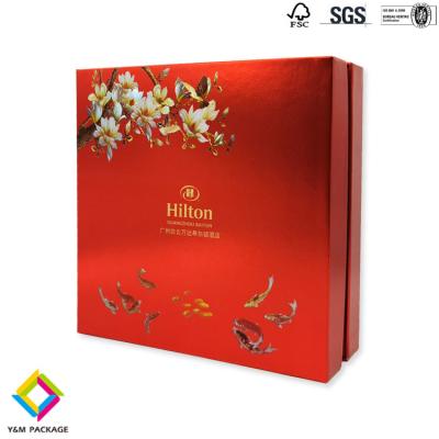 China Luxury Flower Rigid Boxes Valentine'S Wedding Favor Gift Box Christmas Mousse Box With Acrylic Ball for sale
