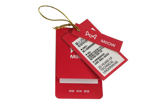 OEM Custom Paper Hang Tags Custom Printed Hang Tags