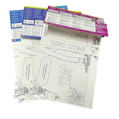 China Paper Card Clothes Packaging Insert Card Color Printing Custom Size for sale