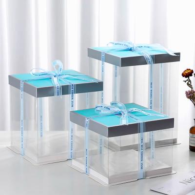 China Custom Made Cake Packaging Boxes Design Requirement AI CDR Or PDF and Paper Thickness Customer Can Decide for sale