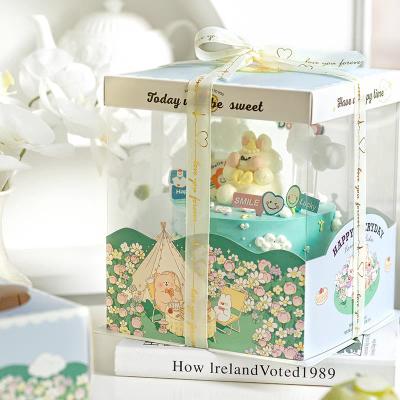 China CMYK / Pantone Printing Cake Packaging Boxes For Customized Packaging Solutions for sale