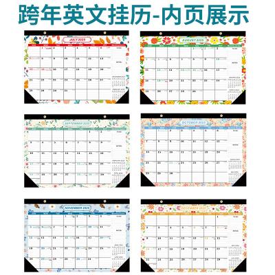 China Spiral Bound Custom Wall Calendar Glossy Paper Type Personalization Add Personal Dates And Events for sale
