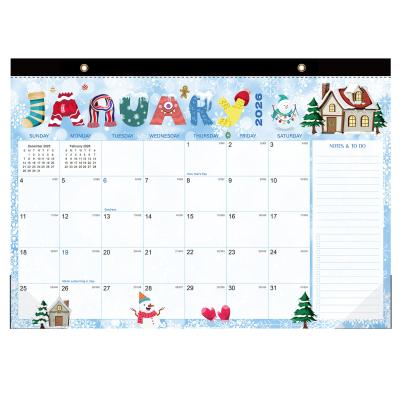 China Customized Glossy Paper Type Personalized Calendar Printing For Business Growth for sale