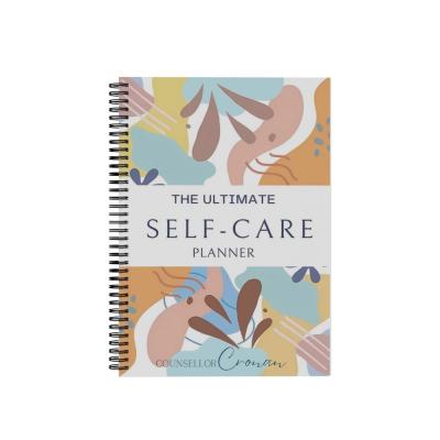 China Hoge duurzaamheid Gedrukt ontwerptechniek Spiraal hardcover notitieboek met standaardontwerp Te koop