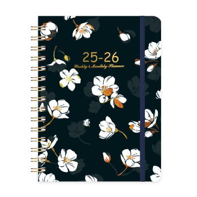 China Custom Spiral Hardcover Notebook with Logo Printing A5 Size for sale