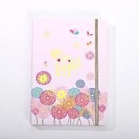 China 100 Pages Spiral Hardcover Notebook 5.8x8.3 Inches Lined Journal for Writing for sale