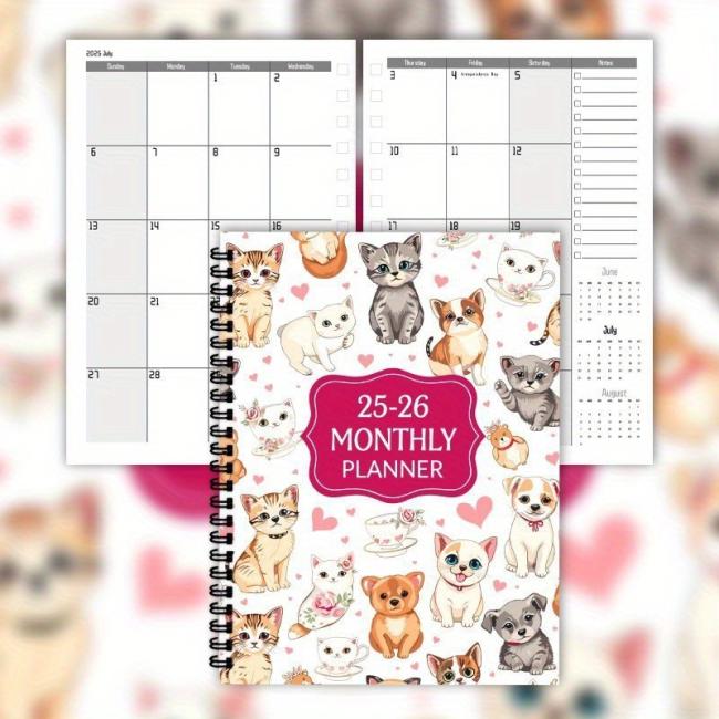 Spiral Hardcover Notebook open view