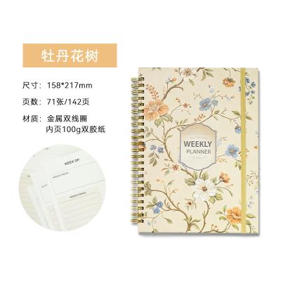 China Spiral Binding Hardcover Custom Journal Notebook in with Hardcover Cover for sale