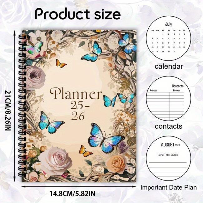 Spiral Hardcover Notebook side view