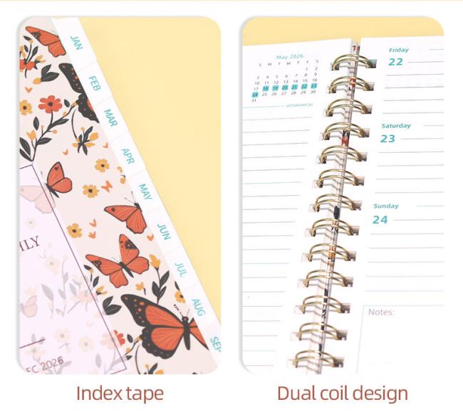 Spiral Hardcover Notebook detail view