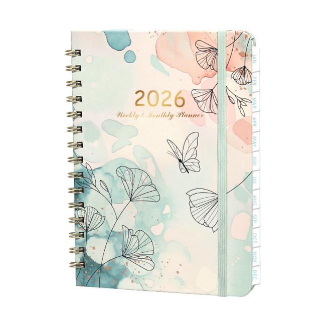 Spiral Hardcover Notebook angled view