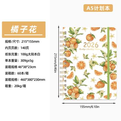 China 100 Pages Custom Journal Notebook with Made-to-Order Spiral Binding for sale