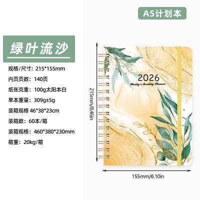 China 15 Page Spiral Hardcover Notebook with Spiral Binding One Subject Page Layout for sale