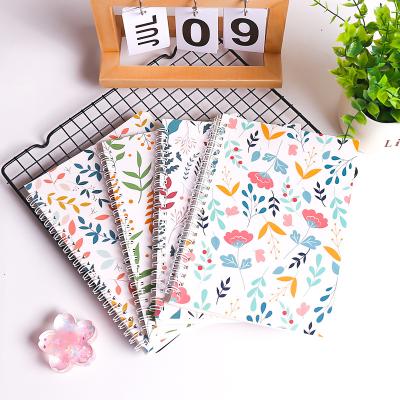 China White Pages One Subject Page Layout Spiral Hardcover Notebook with 100 Pages for sale