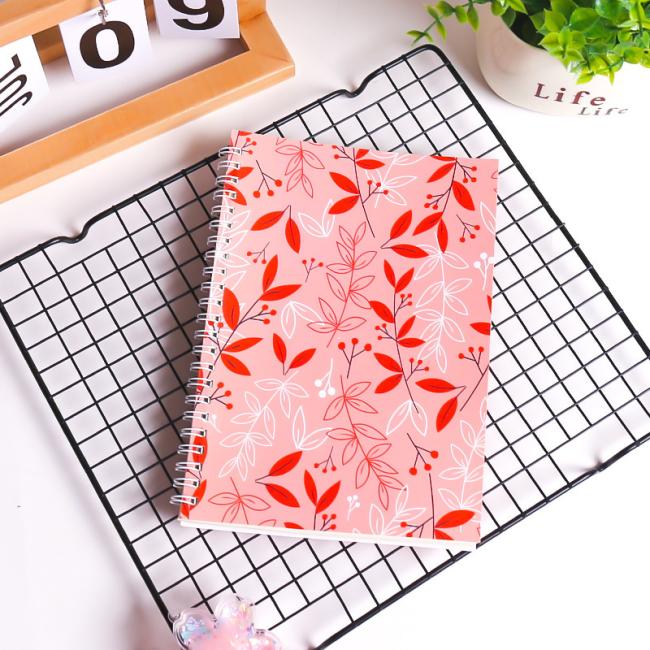 Spiral Hardcover Notebook side view