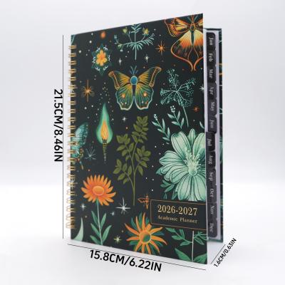 China 100 Pages Spiral Hardcover Notebook Including Logo Printing Great for Journal and Personal Organization for sale