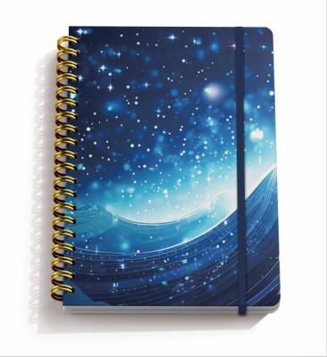 China Hardcover Spiral Hardcover Notebook Featuring Paper and Strong Cover Material Designed for Professionals in Business for sale
