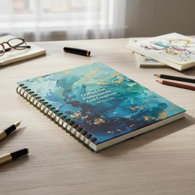 China Customized As You Like Spiral Hardcover Notebook Artistic Style Feature Crafted For Professionals Students And Creatives for sale