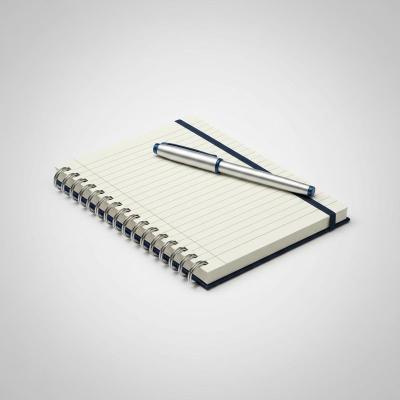 China Lined Spiral Hardcover Notebook 6 X 8.5 X 0.8 Inches A5 Size Spiral Bound Journal Designed for Professional and Academic for sale