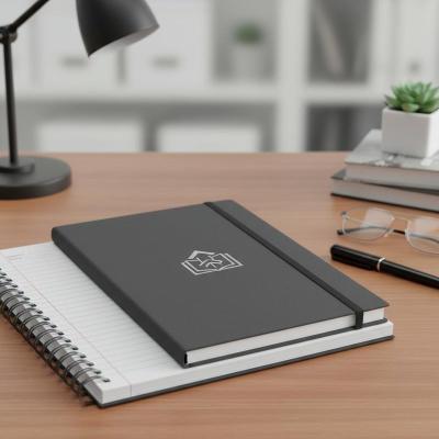 China Logo Printing Spiral Hardcover Notebook One Subject Lined Pages Ideal for Business Office School Durable and Professional for sale