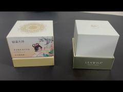 Parfum Cosmetische huidverzorging Verpakking Custom Premium Design Luxe Wit Papier Doos