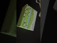 Prachtig Patroon Flip Top Gift Box Custom Rigid Cardstock Elegant ontwerp