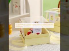 Pantone Offset Printing Cake Packaging Boxes Customizable And Packaging