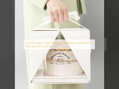 Custom Made Cake Packaging Wedding Cake Boxes for Special Occasion