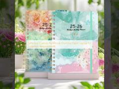 Custom A5 Spiral Notebook with Dot-Grid or Lined Paper