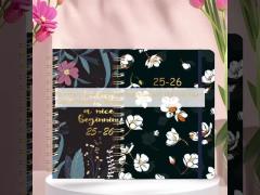 Custom A5 Spiral Hardcover Notebook with Embossed Design
