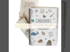 One Subject Page Layout Spiral Hardcover Notebook Spiral Binding Hardcover Cover
