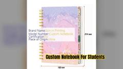 Custom Spiral Notebook 100 Pages
