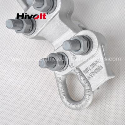 China Van de de Lijnhardware van de aluminiumtransmissie de Hotlineklem met Gegalvaniseerde Staalbout en Noot Te koop