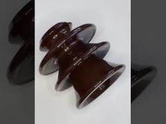 Isoladores cerâmicos de alta tensão profissionais Brown/porcelana cinzenta C-120 da cor