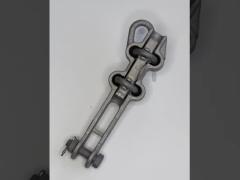 Linha de transmissão de alumínio braçadeira da linha direta do hardware com parafuso de aço e a porca galvanizados