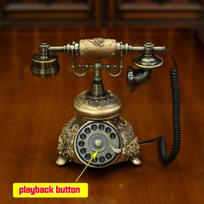 Cina Classic Wedding Phone Guest Book Retro Craftsmanship Audio Wedding Guestbook Per le coppie in vendita