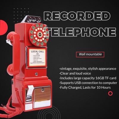 Cina 32GB Libro degli ospiti per telefono Registrazione Evento Nozze Messaggi vocali Libro degli ospiti Preserva i messaggi vocali in vendita