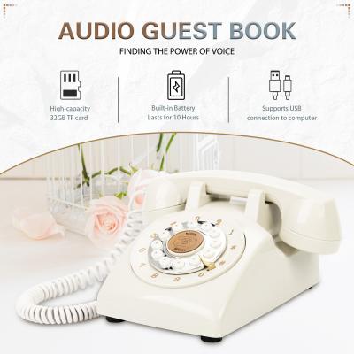 Cina USB Voicemail Libro degli ospiti Chiaro Libro degli ospiti Telefono Per matrimoni Eventi in vendita