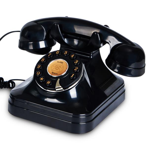 Weddings Celebrations Phone Guest Book Clear Sound Vintage Phone Voice Recorder Button Design