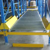 China Warehouse Storage Gravity Flow Racks Feed Pallet Systems With Roller for sale