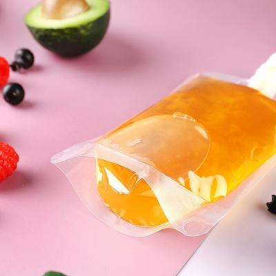 Cina Sacchetto bevente congelato radura trasparente libera di BPA con il supporto eliminabile del becco su in vendita