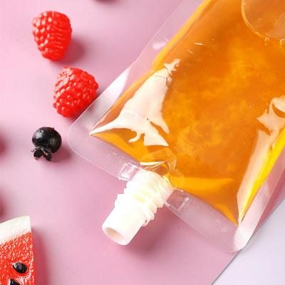 Cina Sacchetto bevente congelato radura trasparente libera di BPA con il supporto eliminabile del becco su in vendita