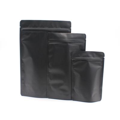 Cina Le borse d'imballaggio a chiusura lampo di plastica di Matte White Black Aluminum Foil stanno su in vendita