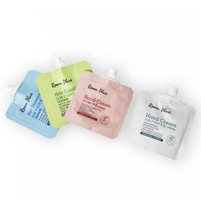 China Cosmetic Hand Cream Spout Sachet For Shampoo Conditioner Packaging for sale