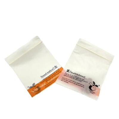 Cina Sacchetti trasparenti compostabili richiudibili al 100% biodegradabili con cerniera per abbigliamento alimentare in vendita