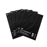 China PBAT Black Mailing 2.5mil Biodegradable Packaging Bag Compostable for sale